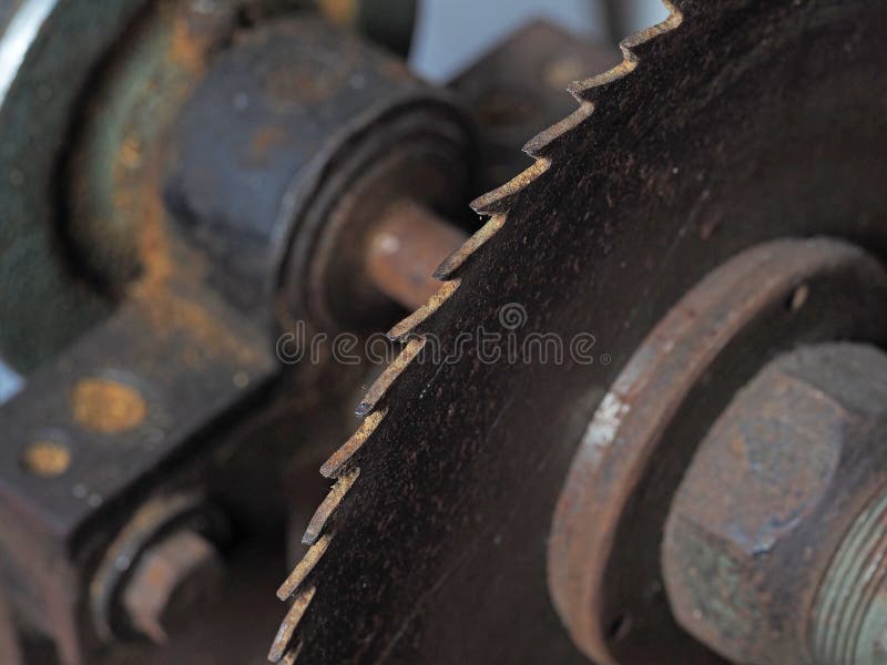 Old Rusty Circular Saw Blade Stock Image - Image of disc, iron: 43638523