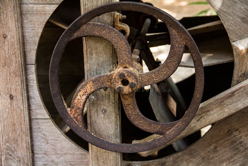 Old rusty cog wheels. stock photo. Image of metal, cogs - 83538010