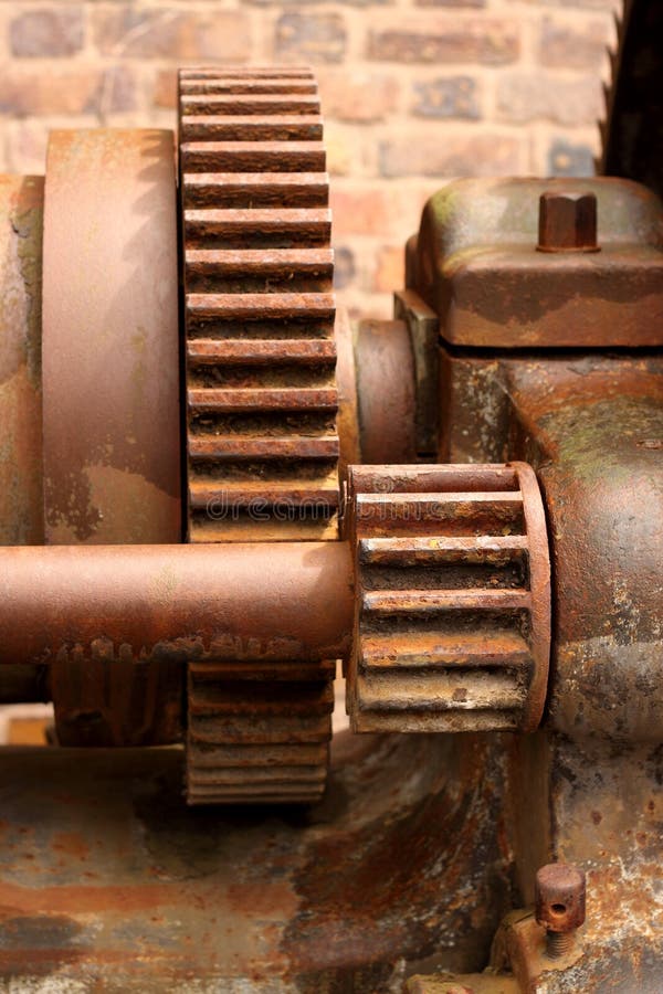 Old rusty cogs stock image. Image of cogs, vintage, engineering - 25452923