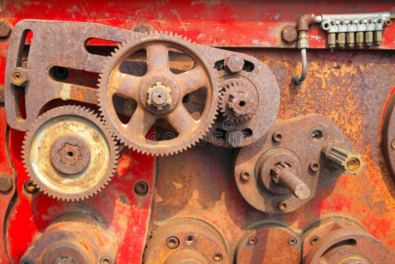 Old Rusty Cogs. stock photo. Image of equipment, power - 67448400