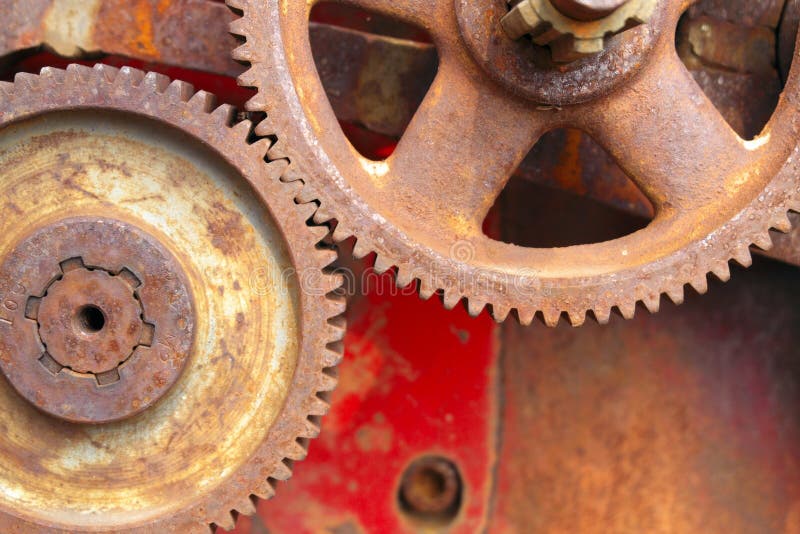 Old Rusty Cogs. stock photo. Image of design, rusty, scrap - 67448428