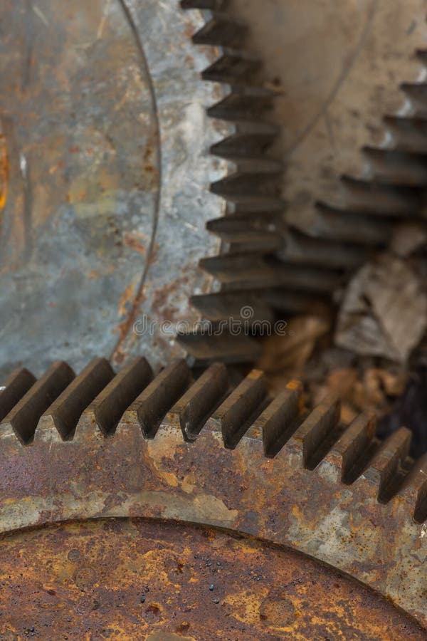 Old rusty cogwheel stock photo. Image of disposal, discarded - 42067138