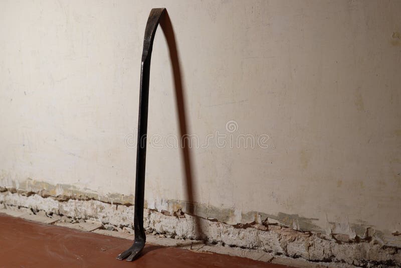 Rusty Old Crowbar stock photo. Image of worn, crowbar - 18433478