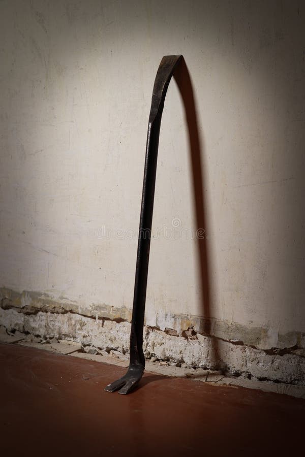 Rusty Old Crowbar stock photo. Image of worn, crowbar - 18433478