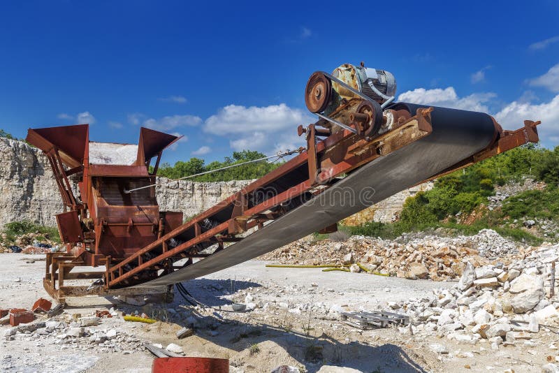 Rusty Crusher Wheel from Cement Quarry Stock Image - Image of quarry ...