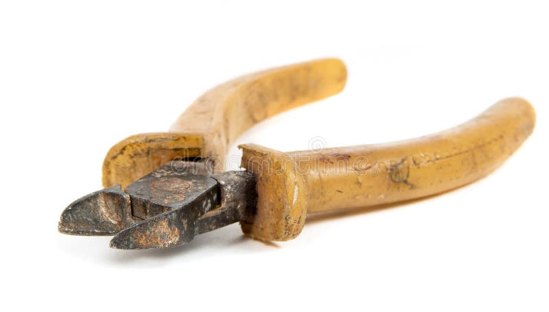 Old rusty cutter stock image. Image of hardware, industrial - 96874033