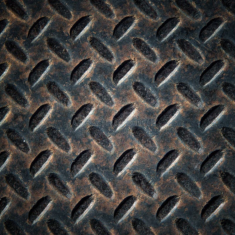 Aged Diamond Metal Texture Pattern Used As Abstract Background Stock ...