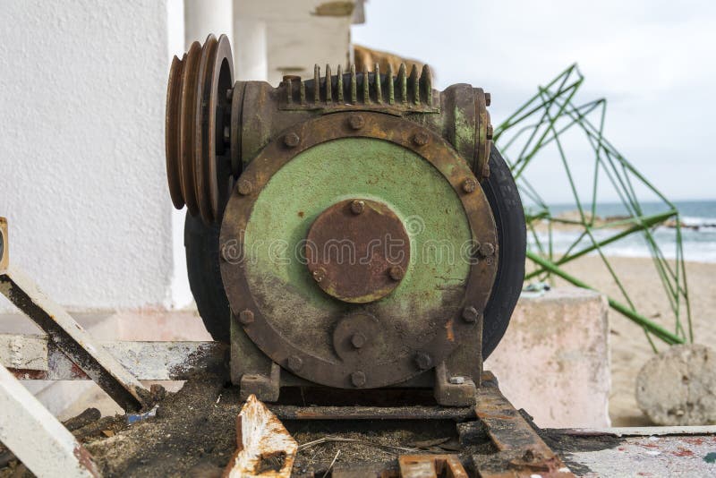 Old motor stock photo. Image of design, motors, mechanic - 106740538