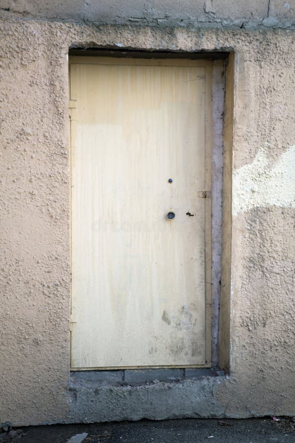 Old Rusty Door As Background Texture, Front View, Vertical Stock Image ...