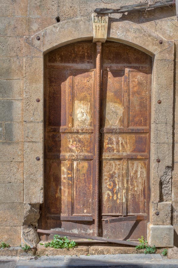 Old Rusty Door stock image. Image of rusty, mystery, gate - 31133367