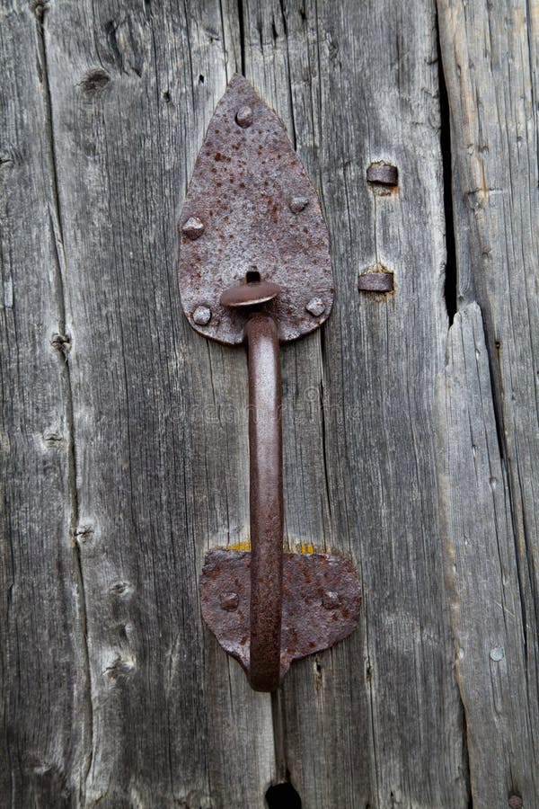 Old Rusty Door Handle stock image. Image of decoration - 38066981