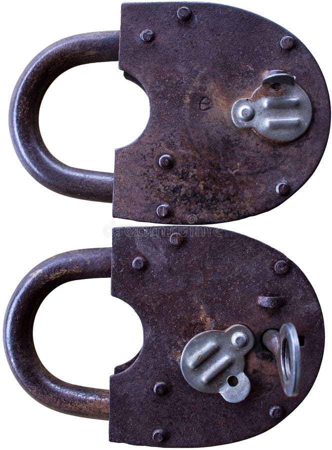Old Rusty Door Locks with Keys Stock Photo - Image of life, unlockedn ...