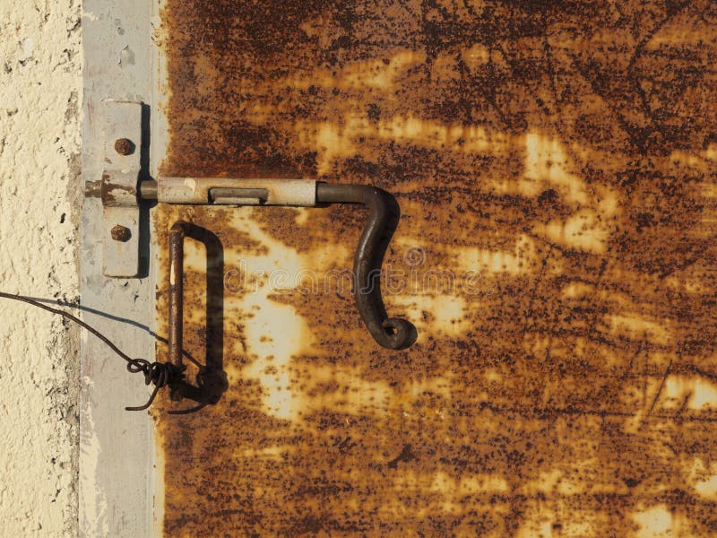 Old rusty door stock photo. Image of background, obsolete - 40158372