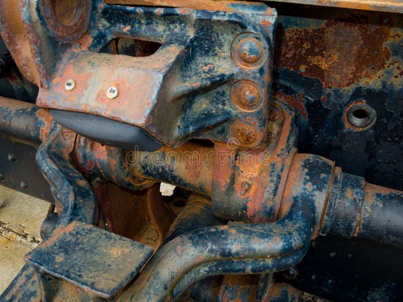 Old rusty engine stock image. Image of grunge, iron, machinery - 33256323