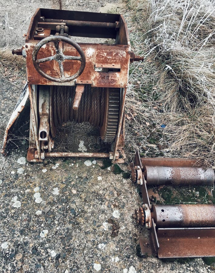 Old rusty equipment stock photo. Image of rusty, industrial - 166122882