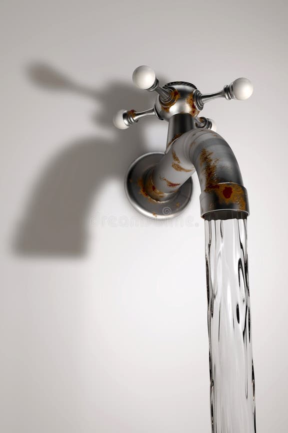 Old rusty faucet stock illustration. Illustration of handle - 22046328