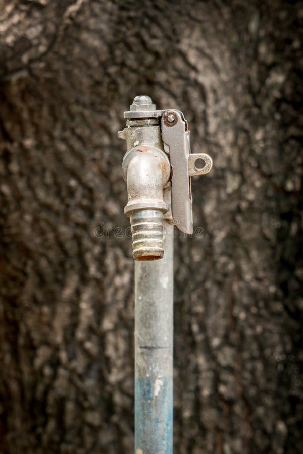 Old rusty Faucet stock image. Image of steel, faucet - 90381357