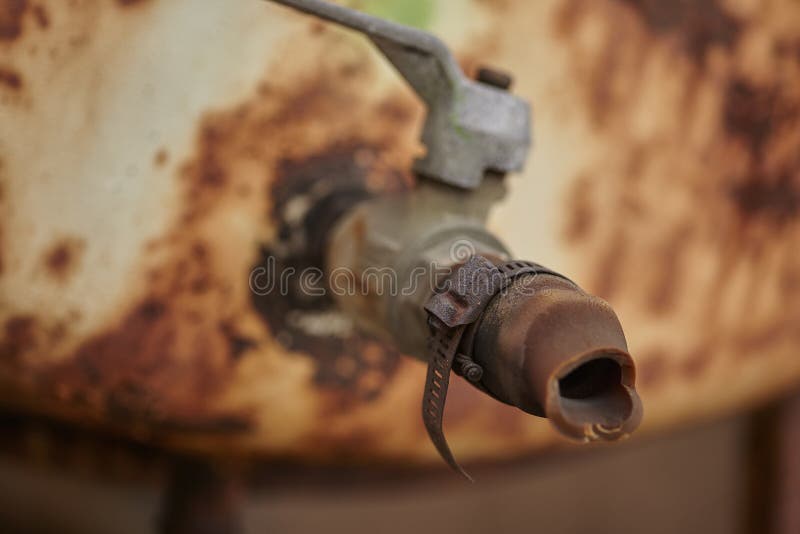 Old Rusty Faucet Corroded by Weather 2 Stock Image - Image of closed ...