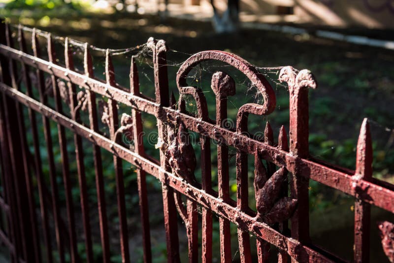 Old rusty fence stock photo. Image of fence, pattern - 118137926