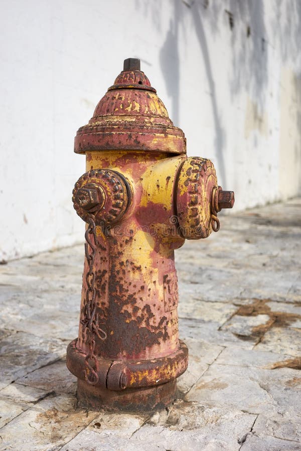 Rusty Fire Hydrant stock image. Image of extinguisher - 18551177