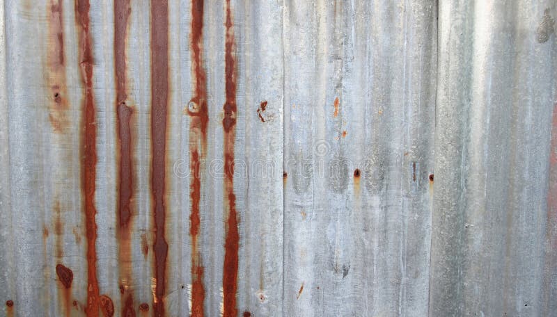 Old rusty galvanized zinc stock image. Image of rough - 72086953