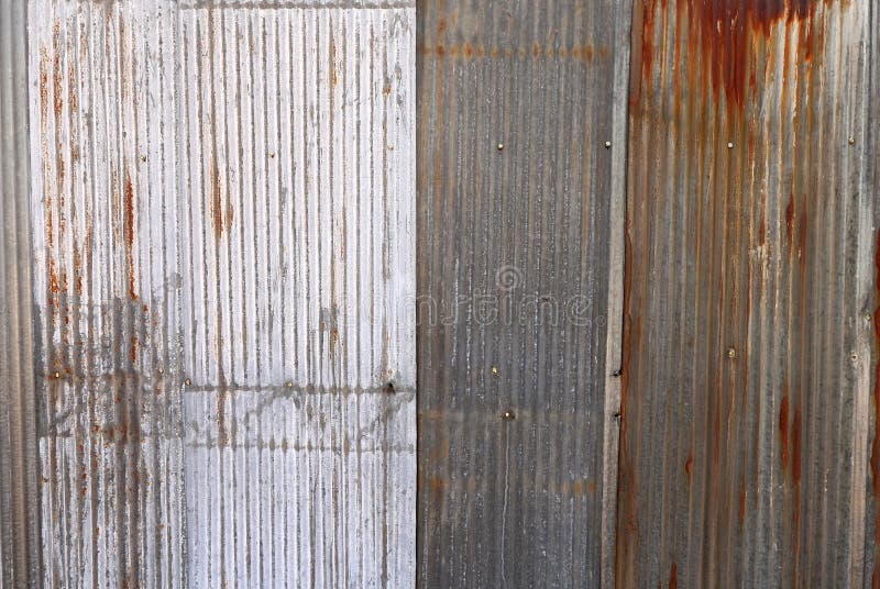 Old rusty galvanized zinc stock photo. Image of metallic - 72087128