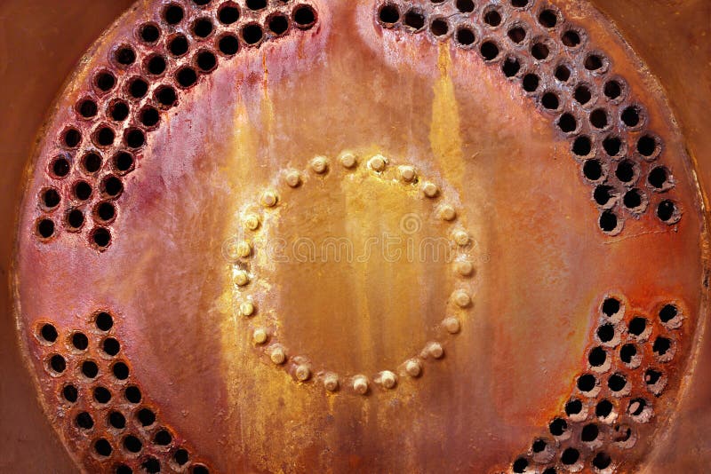 Old Rusty Gas Boiler Detail Stock Image - Image of structure, industry ...