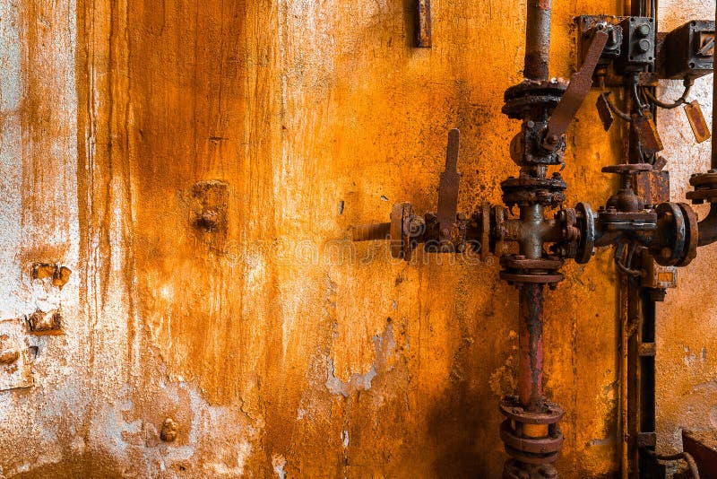 Old rusty gas pipe line stock photo. Image of risk, industry - 31862438