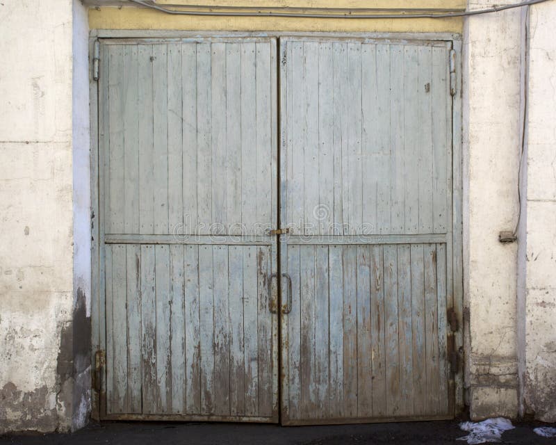 Old Rusty Gate As Background Texture, Front View, Vertical Stock Photo ...