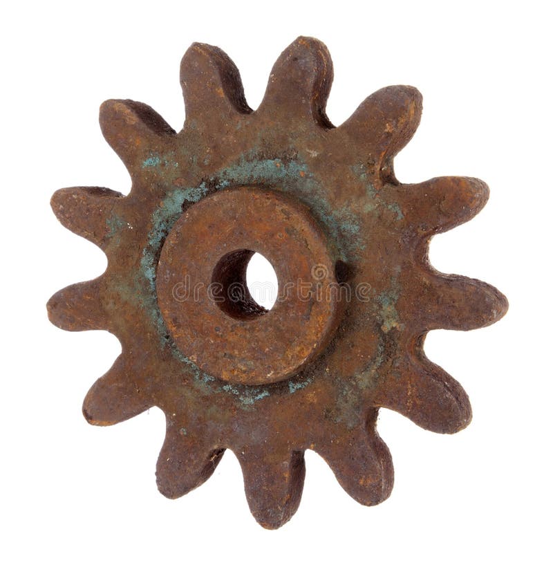 Big old rusty gear stock image. Image of used, industry - 9004347