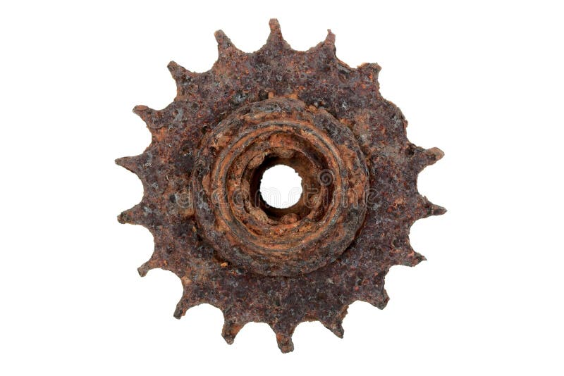 Big old rusty gear stock image. Image of used, industry - 9004347