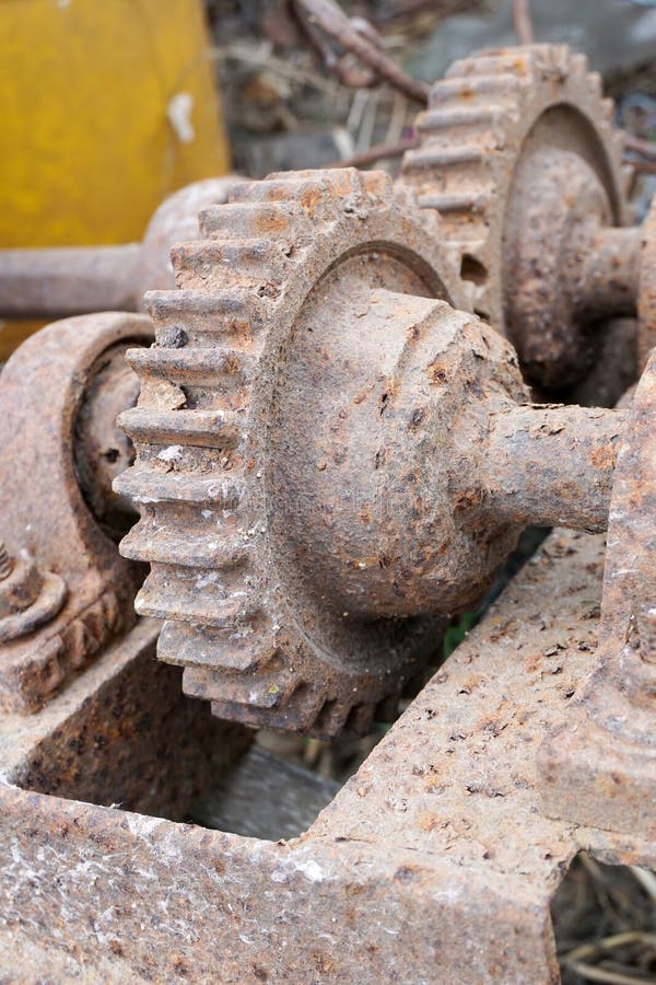 Old rusty gear stock image. Image of industry, retro - 110501757