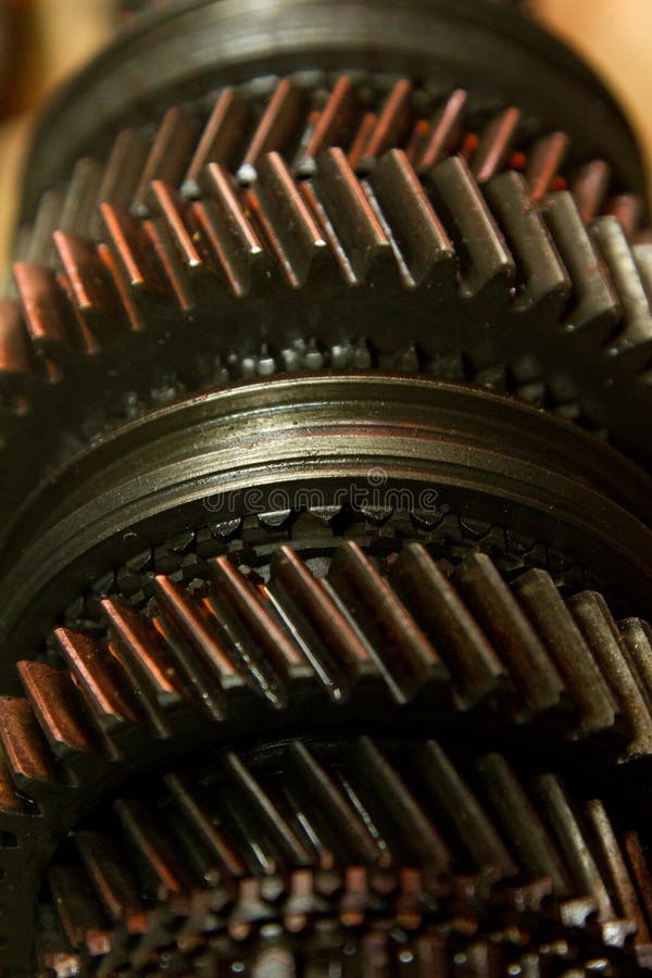 Old Rusty Gear Engine Wheels, Close-up Stock Photo - Image of equipment ...