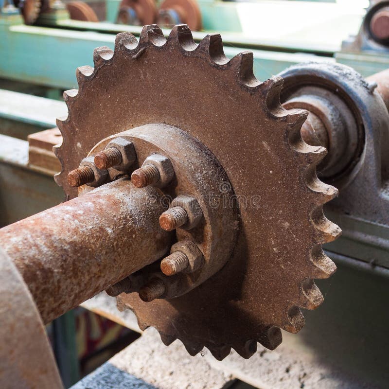 Old rusty gear wheel stock image. Image of like, life - 83543351
