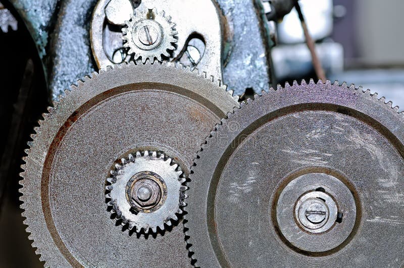 Old rusty gears close up stock photo. Image of retro - 102404294