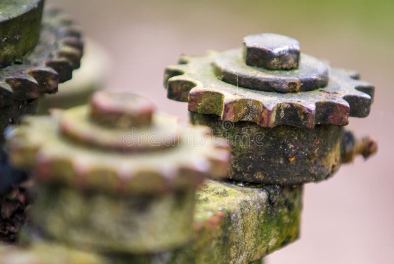 Old rusty gears stock photo. Image of metal, lift, mechanic - 32965034