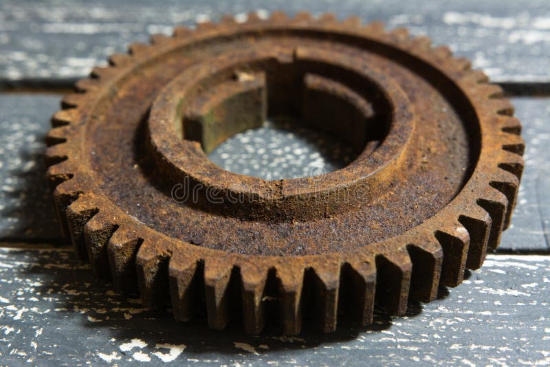 Old rusty gears stock photo. Image of parts, gears, round - 174859554