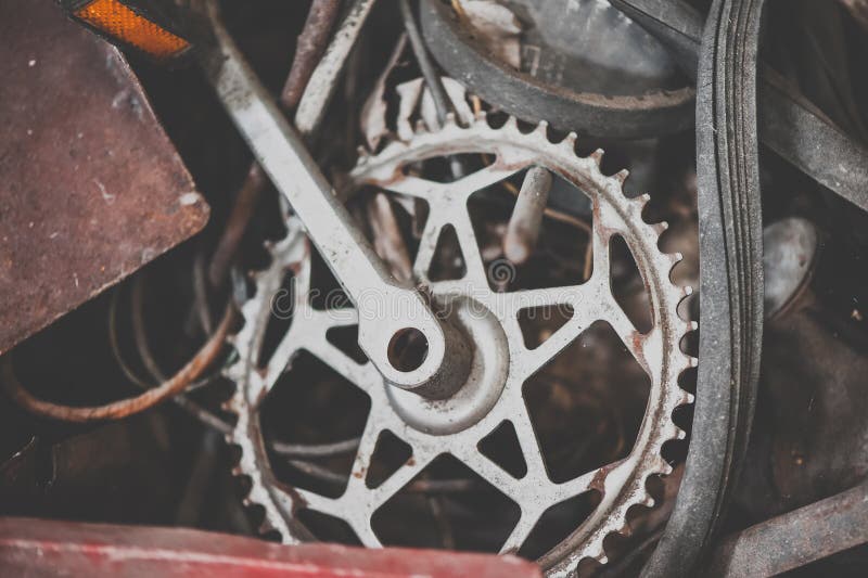 Old rusty gears. Macro stock photo. Image of machine - 91181946