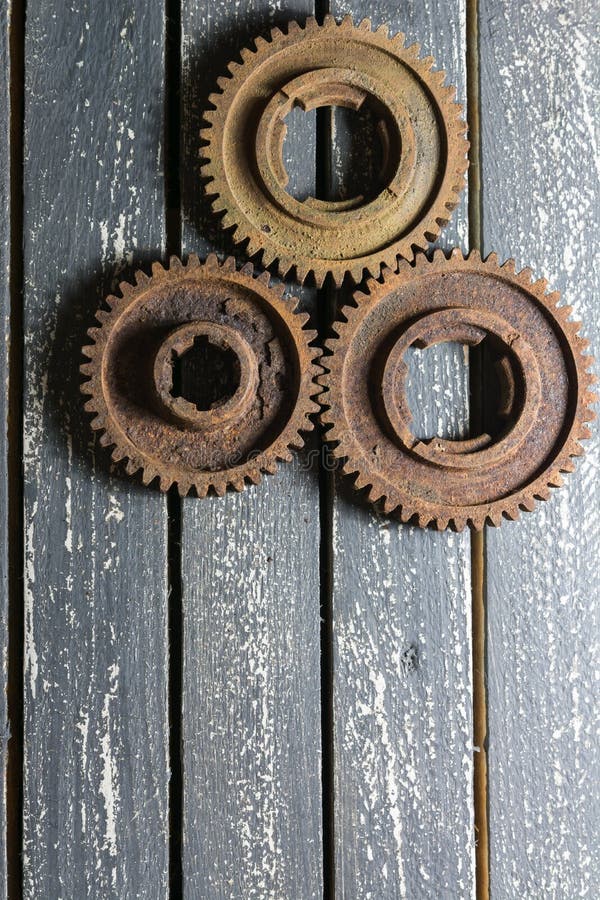 Old rusty gears stock image. Image of background, cogwheel - 174859679
