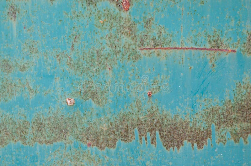 Old and Rusty Green Color Steel Plate Stock Photo - Image of aged ...