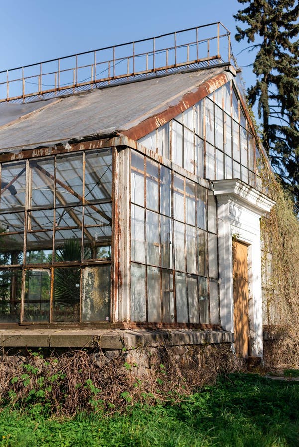 The Old and Rusty Greenhouse Stock Photo - Image of cottage, barn ...