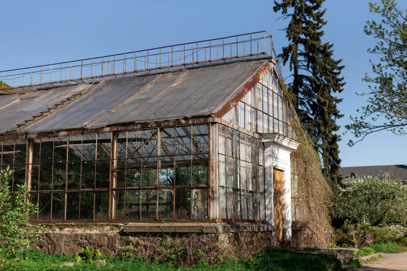 The Old and Rusty Greenhouse Stock Image - Image of home, rusty: 279358659