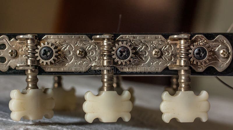 Old Rusty Guitar Tuning Pegs Stock Image - Image of musical, play: 82890561