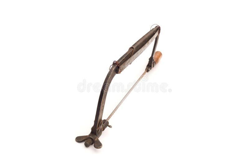 Old rusty hacksaw stock image. Image of improvement, isolated - 33462947
