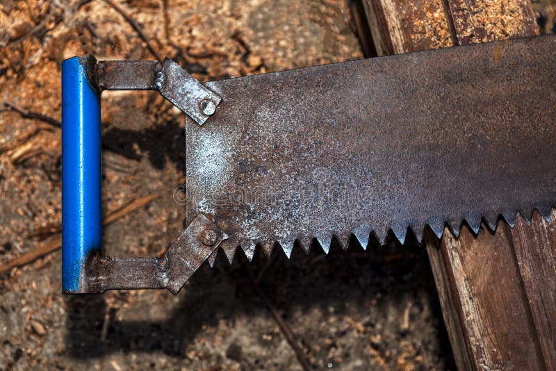 Old rusty hacksaw stock image. Image of rusty, dirt - 232863203