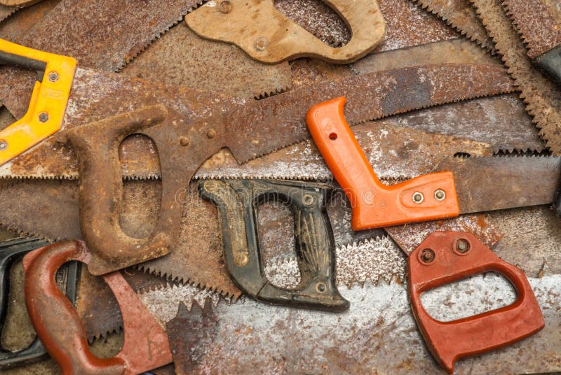 Old rusty hacksaw stock image. Image of bumper, saws - 231309889
