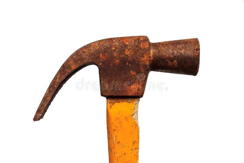 Old rusty hammer stock image. Image of instrument, equipment - 78199375