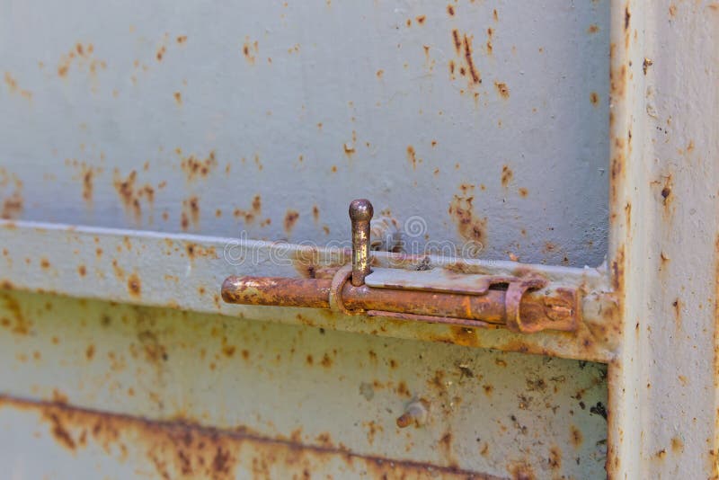 Old rusty hasp stock photo. Image of security, rusty - 42682144