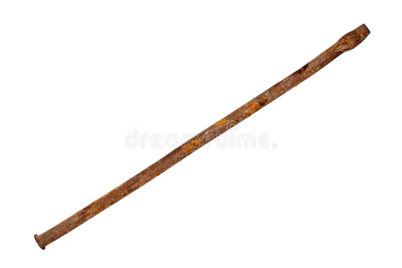 The Old Rusty Crowbar on the Floor,work Tool of Builder Stock Image ...