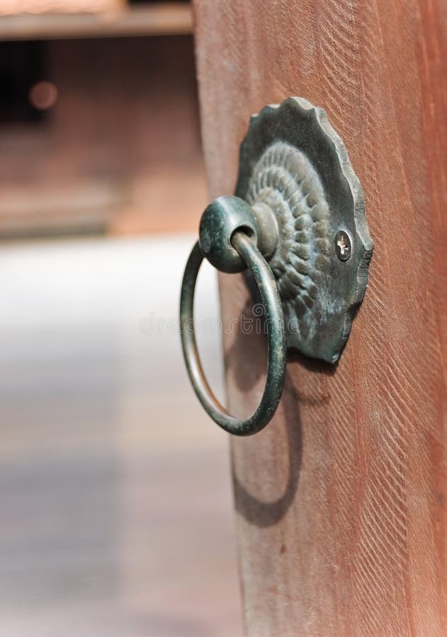 Old rusty iron door handle stock photo. Image of shiny - 26423348